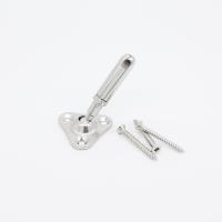 China wire rope railing Quick Lock Fittings 316 Stainless Steel Flat Base Cable Railing tensioner 1/8