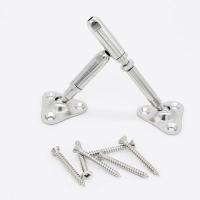 China wire rope railing Quick Lock Fittings 316 Stainless Steel Flat Base Cable Railing tensioner 1/8