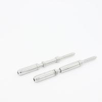 China Quick Lock Fittings 316 Stainless Steel Lag Wooden Screw Terminal End Cable Railing tensioner 1/8