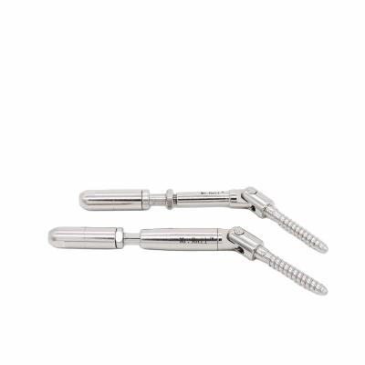China Quick Lock Fittings Stainless Steel Lag Wooden Screw Terminal Opposing Force adjustable End cable tensioner 1/8