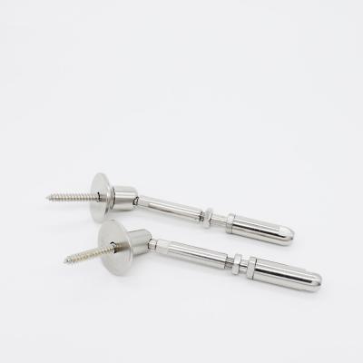 China Quick Lock tensioner 316 Stainless Steel Lag Wooden Screw Terminal Adjustable End Cable Railing tensioner 1/8