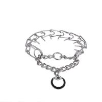 China Chrome Prong Dog Training Collar Pinch Choke Chain Stops for sale