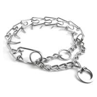 China Chrome Prong Dog Training Collar Pinch Choke Chain Stops for sale