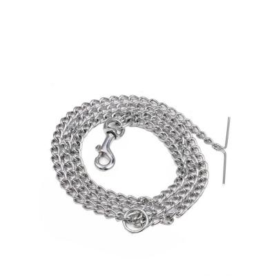China Stainless Steel Dog Chain Leash Steel with Clip Lock Surya Original Chokechain for sale