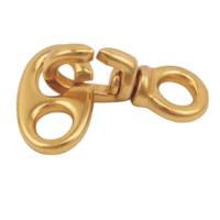 China Marine Flag Brass Hook Upper and Lower /brass clips for sale
