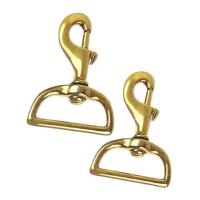 China Solid Brass Swivel Snap Hooks for sale