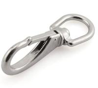 China Heavy Duty Lobster Clasp Square Eye stainless steel Swivel Snap Hooks for sale