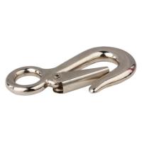 China Heavy Duty Nickel Plated Bull Snap hook for sale
