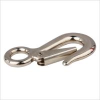 China Heavy Duty Nickel Plated Bull Snap hook for sale