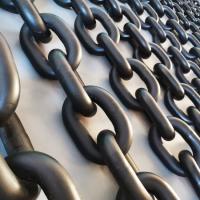 China Lashing Chain with C- Hook Color Painted Alloy Steel for sale