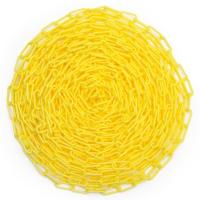 China 100-Foot Yellow Plastic Safety Chain for sale