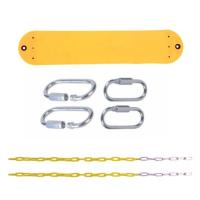 China Chain Swing Set Heavy Duty Plastic Anti-corrosion Swing for Outdoor Garden for sale