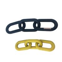 China hot sale modle chain plastic coated safety chain free size long iron link chain for outdoor swings for sale