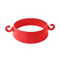 China Red blue black color plastic cone chain connector accessories with 2 hooks traffic safety equipment for sale