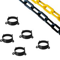 China Traffic safety equipment plastic cone accessories chain connector hooks for sale