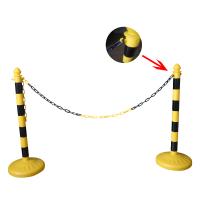 China 6mm/8mm diameter Polyethylene PE traffic road safety plastic link chain for sale