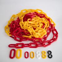 China 6mm/8mm diameter Polyethylene PE traffic road safety plastic link chain for sale