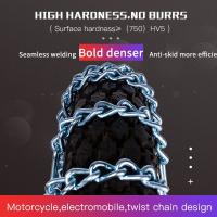 China tire snow chain anti-skid chains alloy steel motorcycle tire chains for sale