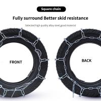 China galvanized tire snow chain alloy steel electromobile snow chain tire chains for snow for sale