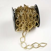 China metal chains simple and fashion rhombus chain decorative chain for sale