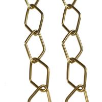 China metal chains simple and fashion rhombus chain decorative chain for sale