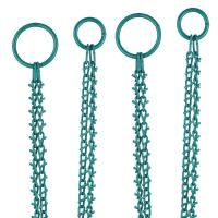 China twist link chain with V bars custom steel link chains alloy steel chain for tree for sale