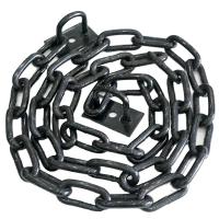 China steel chain black link chains hard wearing protection chain for sale