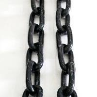China steel chain black link chains hard wearing protection chain for sale