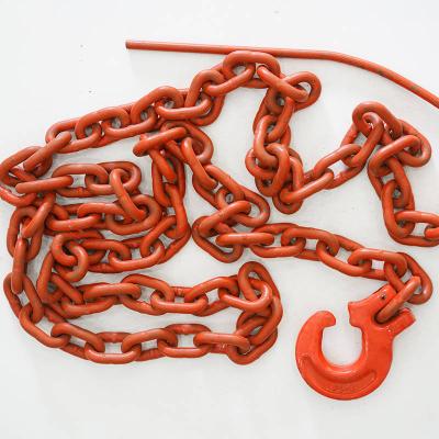 China bundling chain with Clevis Forest Hook with Pin G80 Logging Chain Chokers for sale