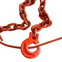 China bundling chain with Clevis Forest Hook with Pin G80 Logging Chain Chokers for sale