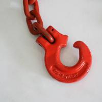 China bundling chain with Clevis Forest Hook with Pin G80 Logging Chain Chokers for sale