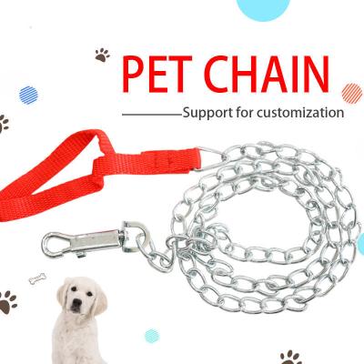 China dog chain pet chain metal Alloy Steel pet Chain for sale
