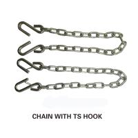 China drag chain grade 30 trailer safety chains w/s hook alloy steel trailer safety chain for sale