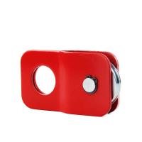 China Heavy Duty 4T Red Painted Open Stamping Winch Snatch Block for sale