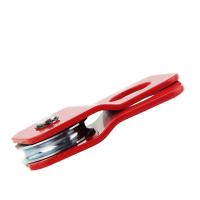 China Heavy Duty 4T Red Painted Open Stamping Winch Snatch Block for sale