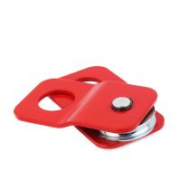 China Heavy Duty 4T Red Painted Open Stamping Winch Snatch Block for sale