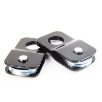China Black Painted Heavy Duty Stamping Winch Snatch Block for sale