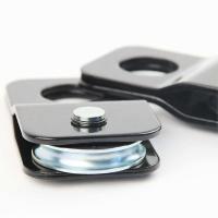China Black Painted Heavy Duty Stamping Winch Snatch Block for sale