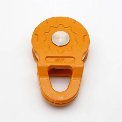 China Customized Design Forged Yellow Paint Heavy Duty Snatch Block for sale