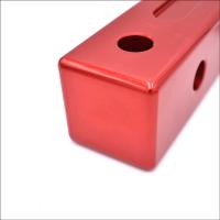 China Aluminum Red 50mm Off road hitch receiver for sale