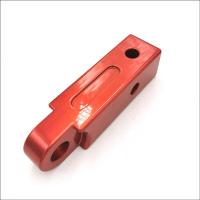 China Aluminum Red 50mm Off road hitch receiver for sale