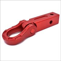 China Aluminum Red 50mm Off road hitch receiver for sale
