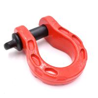 China Red Painted 4.75T G209 Bow Shackle for sale