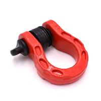 China Red Painted 4.75T G209 Bow Shackle for sale