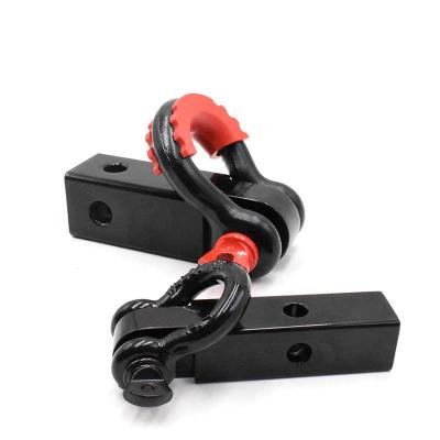 China Trailer Hitch 1-1/4 inch Steel Receiver Shackle Bracket for sale