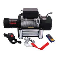 China off road 12V/24V 4*4 car electric winch 20000lbs with steel rope for sale
