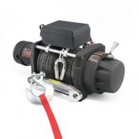 China high quality off road 4*4 car electric winch 15000lbs with synthetic rope for sale