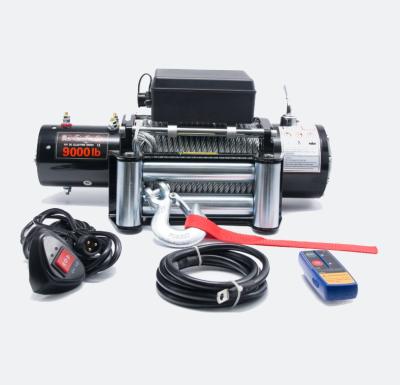 China off road high efficient 4*4 car electric winch 10000lbs with steel rope for sale