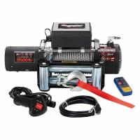China high quality off road 4*4 car electric winch 9500lbs with steel rope for sale