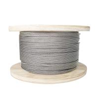 China 7x7 Construction Stainless Steel 316 Wire Rope Stainless Steel Wire Cable Rope for Crane Structural General Industry for sale